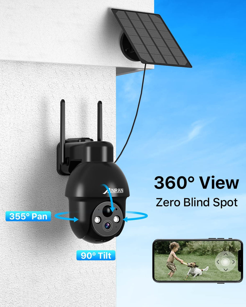 Solar-Powered Security Camera | Watch Over Your Home 24/7 – ANRAN ...
