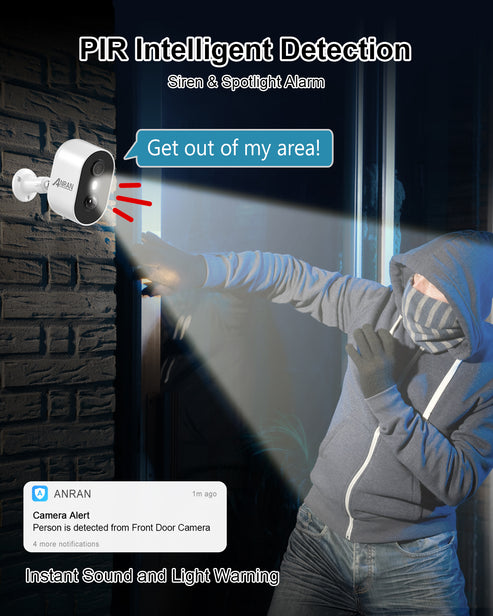 ANRAN C2 3MP Battery Powered Camera – ANRAN Security Camera